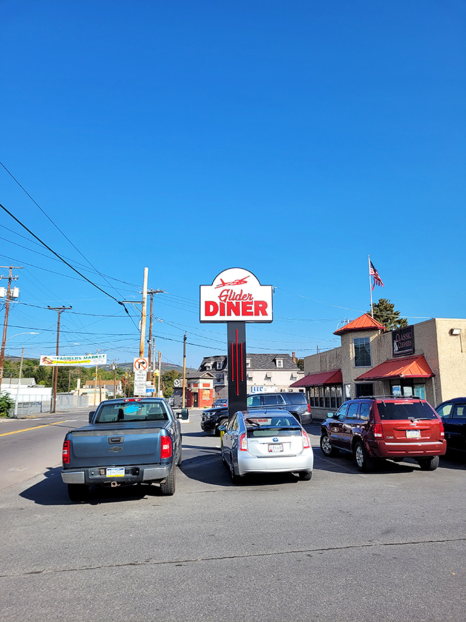 The packed parking lot tells you everything you need to know—locals vote with their vehicles, and this place has clearly won the election.