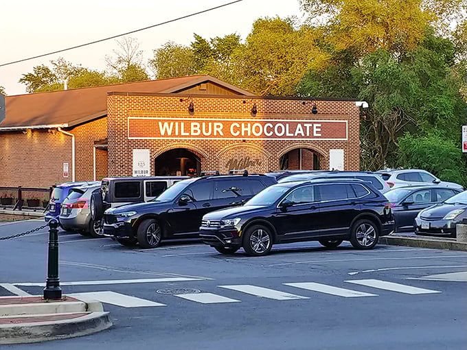 The packed parking lot tells the true story&mdash;chocolate pilgrims come from miles around, their vehicles forming a metal caravan to cocoa paradise.