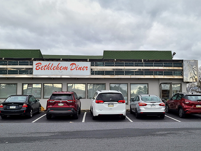 A packed parking lot tells the real story&mdash;when locals fill the spaces, you know you've found the genuine article.