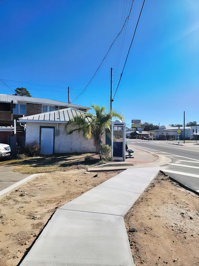 The surrounding area provides perfect context for understanding how this practical solution became a beloved attraction.