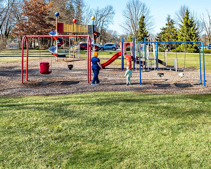 This playground represents childhood as it should be&mdash;outdoors, active, and blissfully free from screens, schedules, and helicopter parenting.