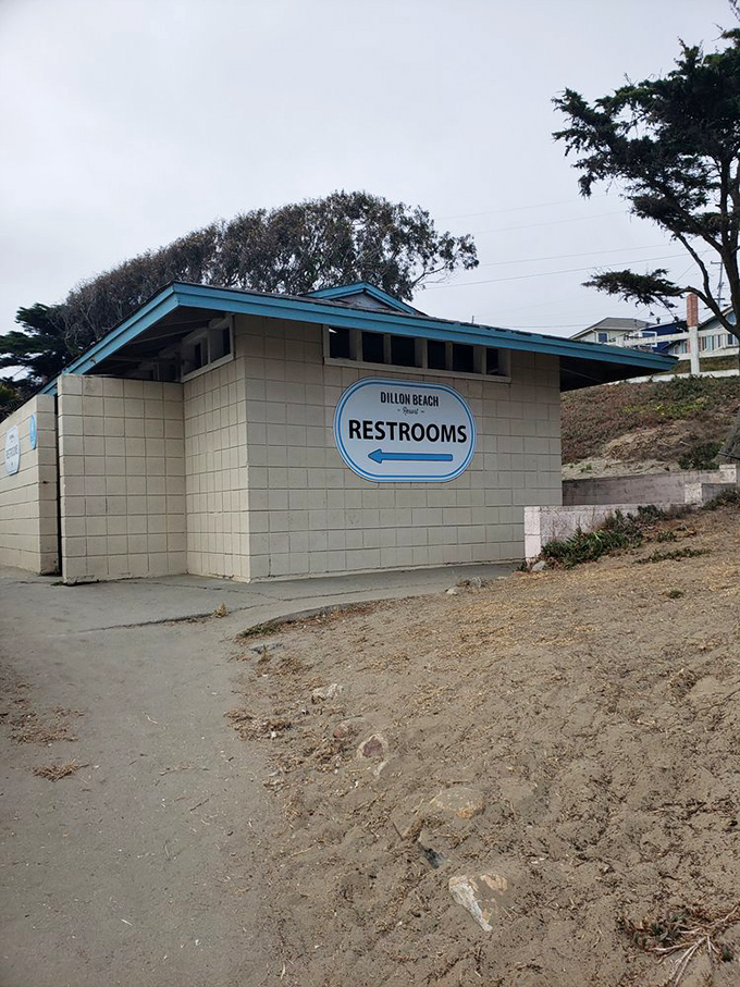 The least glamorous but most appreciated beach amenity. This humble restroom has saved more family outings than anyone cares to admit.
