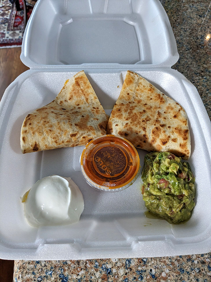 Who says diners can't do Mexican food? This quesadilla proves that good cooks can master any cuisine.