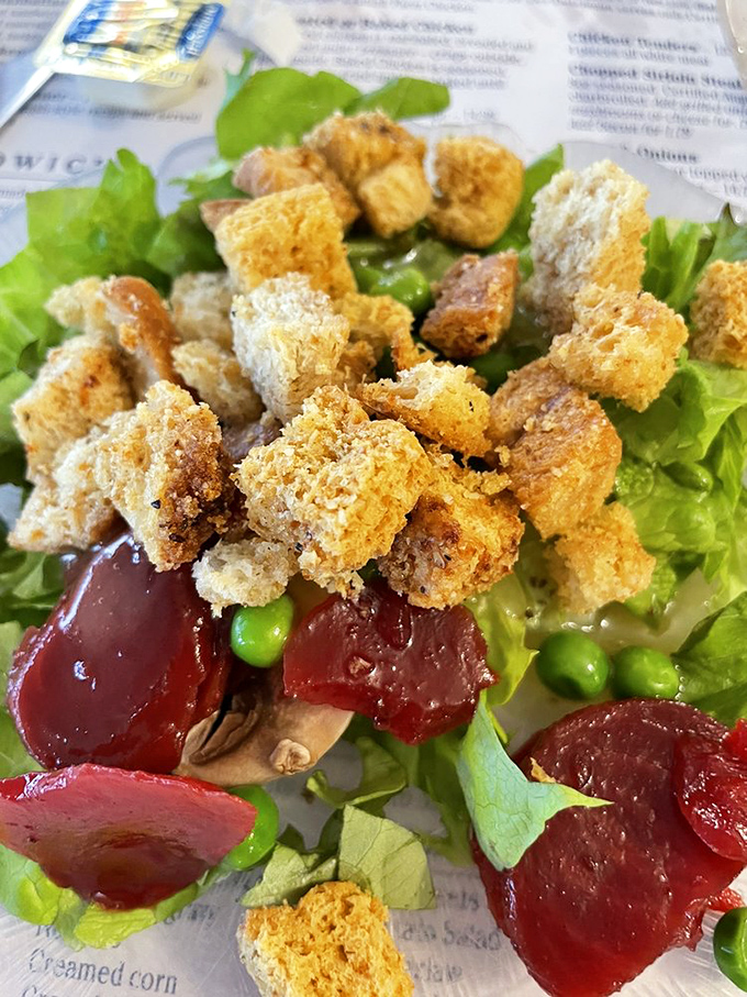 Fresh salad that proves vegetables can be exciting when prepared with genuine care.