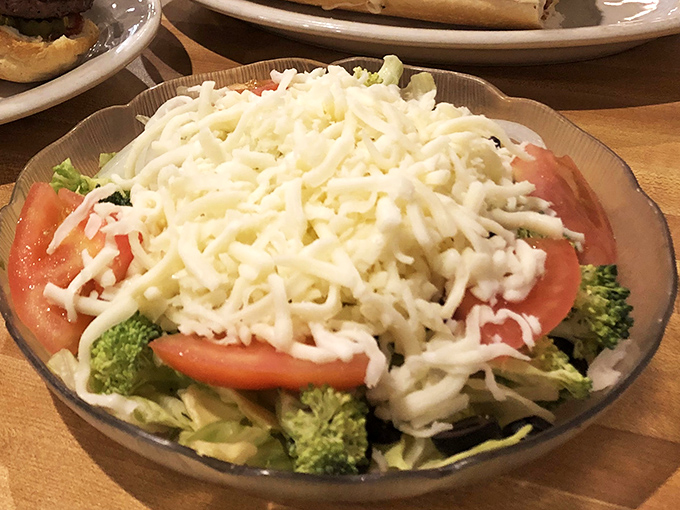 A salad so fresh and cheese-laden it almost&mdash;almost&mdash;makes you forget you came for pizza. The perfect guilt-reducer before dessert.
