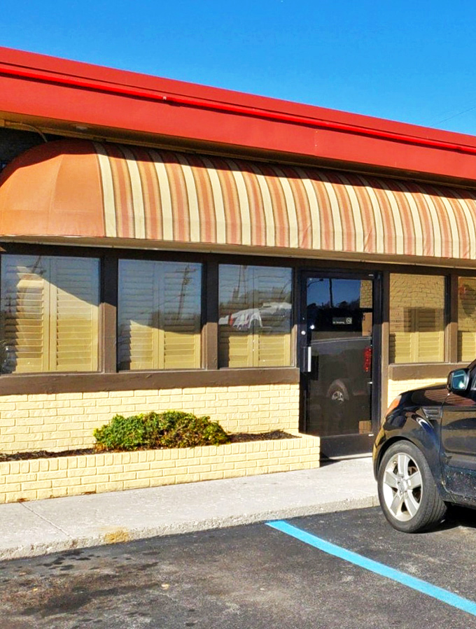 Multiple entrances ensure easy access to the buffet paradise that awaits hungry souls within.