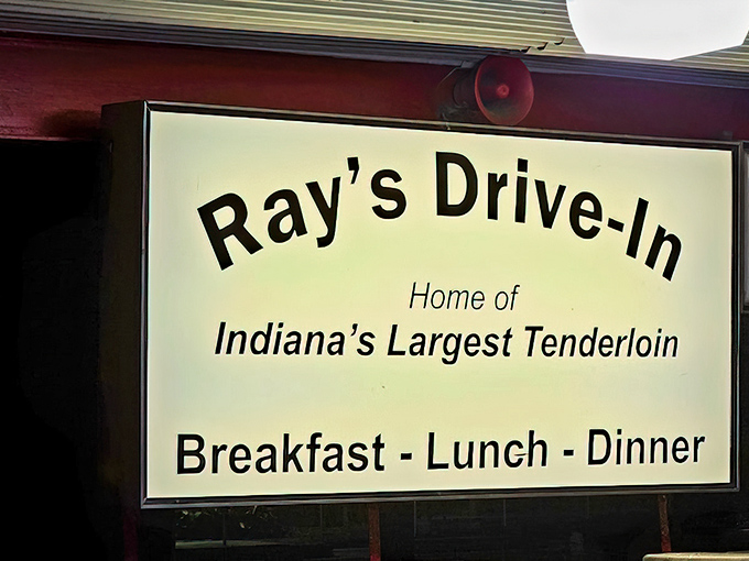 The classic neon sign stands as a proud testament to timeless dining values and honest prices.