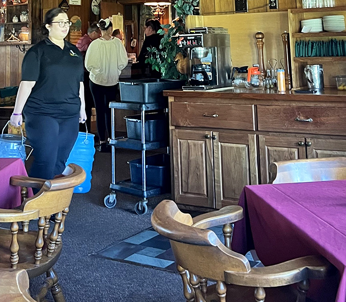 The staff moves with the practiced efficiency of people who know your order before you do. These aren't servers &ndash; they're memory-makers.