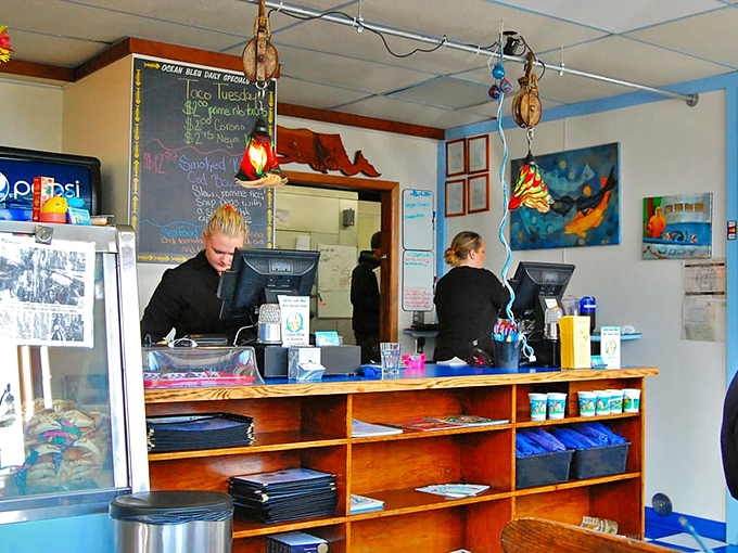 Behind every great seafood joint is a team that knows their halibut from their haddock. The command center where ocean bounty becomes lunch.