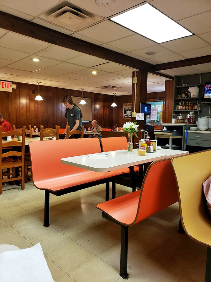 The heart of any great diner is its staff, moving with the practiced efficiency that comes from years of knowing exactly what their customers need.