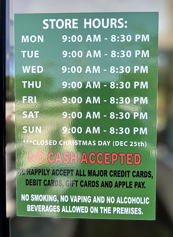 Open seven days a week because key lime cravings don't take holidays! Though even pie artisans deserve Christmas off.