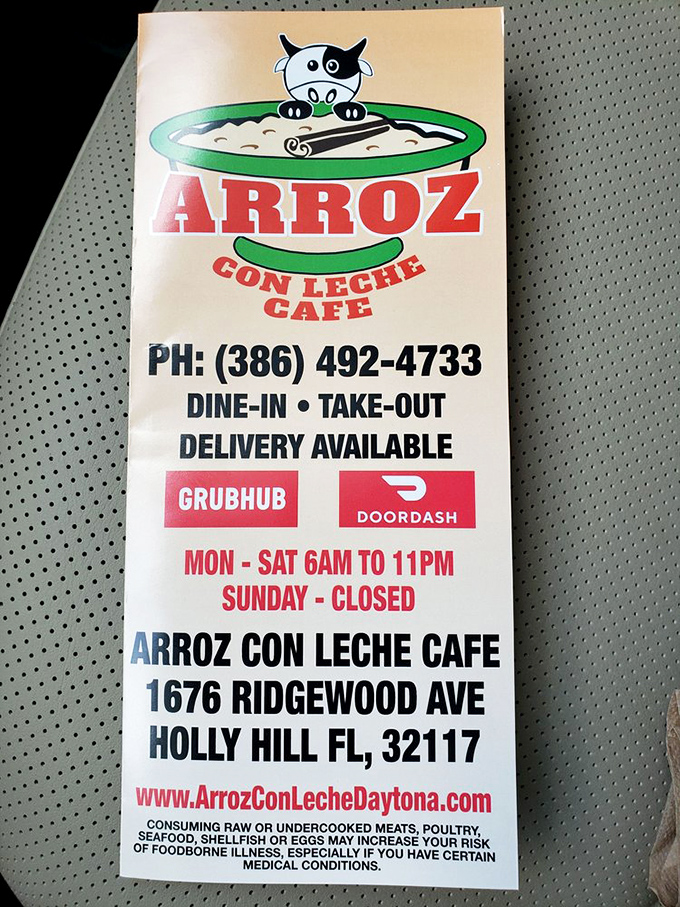 The menu's cow mascot seems to know something you don't yet – that you'll be planning your return visit before finishing your meal.