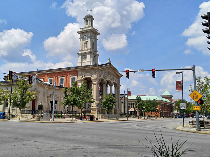 The courthouse stands like a dignified elder statesman &ndash; its clock tower has been keeping Chillicothe on schedule since before smartphones made us all slaves to notifications.