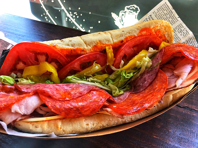 A submarine sandwich that's seaworthy in every sense. Loaded with meats, veggies, and just the right amount of dressing, it's a voyage worth taking.