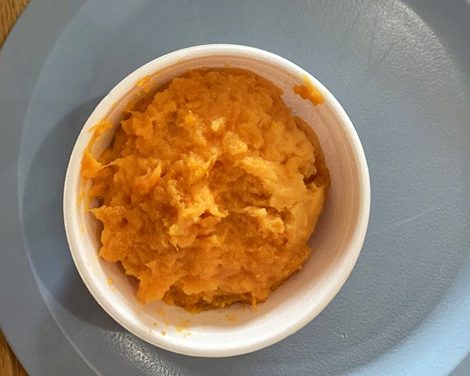 Sweet potato side that deserves its own fan club. This isn't just a vegetable&mdash;it's nature's candy after a pitmaster's loving attention.