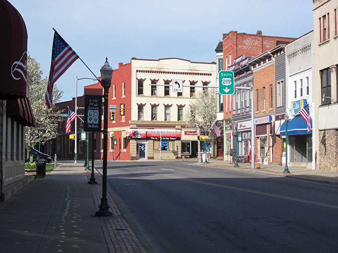 American flags line the streets of downtown DuBois, where patriotism isn't just for holidays&mdash;it's woven into the fabric of daily life.