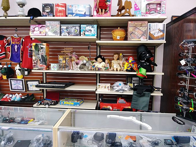 Nostalgia sits on every shelf in the toy department. From Darth Vader to vintage dolls, childhood memories await adoption at prices that won't break the bank.