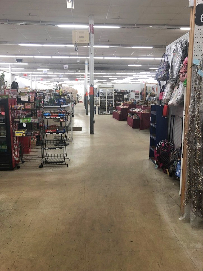 The wide, well-lit aisles invite exploration, each turn promising new discoveries&mdash;like a department store designed by someone with delightful hoarding tendencies.