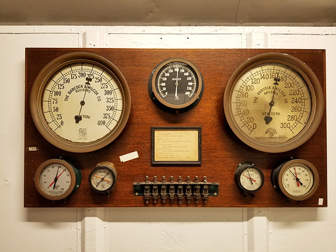 Behind every great locomotive was an engineer monitoring this dizzying array of gauges and controls &ndash; the original high-pressure job in every sense.