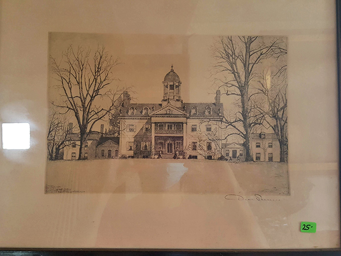 A delicate architectural sketch that captures history with each pencil stroke. At that price, it's practically artistic theft.