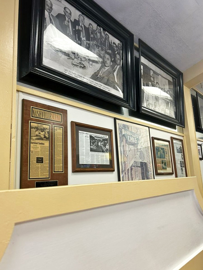 The wall of fame chronicles decades of satisfied customers&mdash;from country music legends to everyday Nashvillians seeking their chili fix.