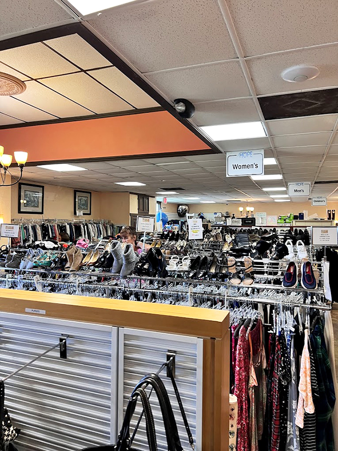 Not just a clothing section&mdash;it's a carefully curated fashion archive where your next favorite outfit is hiding in plain sight, organized for maximum discovery.