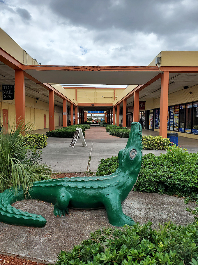 Miami's Indoor Flea Market brings international flair to shopping with flags representing its diverse vendors.