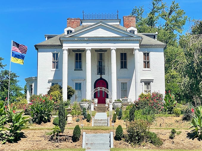 This stately white mansion in Boiling Springs looks like it should be on the cover of "Southern Living," even though we're in Pennsylvania.