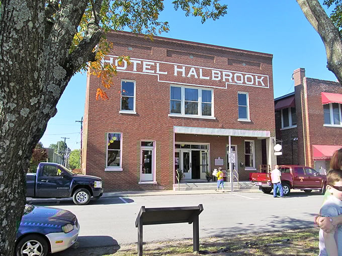 The Hotel Halbrook in Dickson stands as a beautifully preserved reminder of the town's railroad heritage and enduring charm.