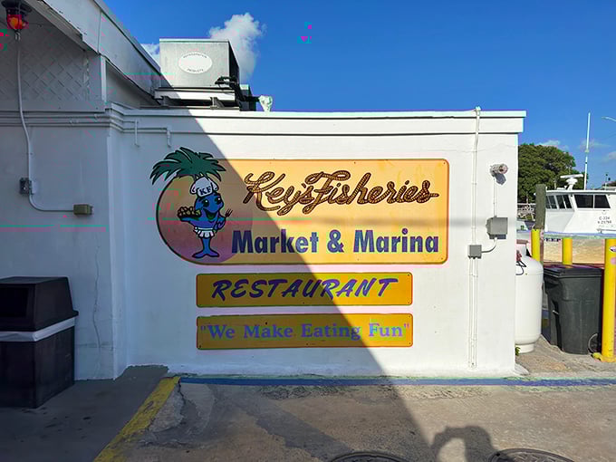 "We Make Eating Fun" isn't just a slogan – it's the mission statement of this working fish house turned culinary landmark.