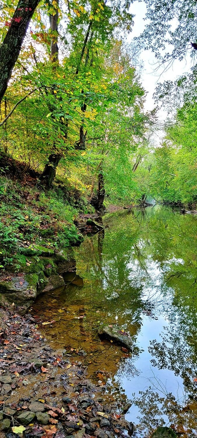 The creek's gentle current has flowed beneath this bridge through wars, depressions, and the entire digital revolution&mdash;some things remain beautifully constant.
