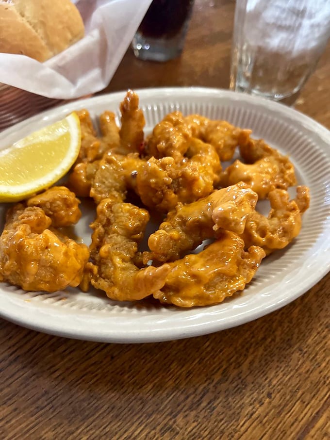 Bang bang shrimp that delivers exactly what the name promises—an explosion of flavor that makes your taste buds stand up and salute.