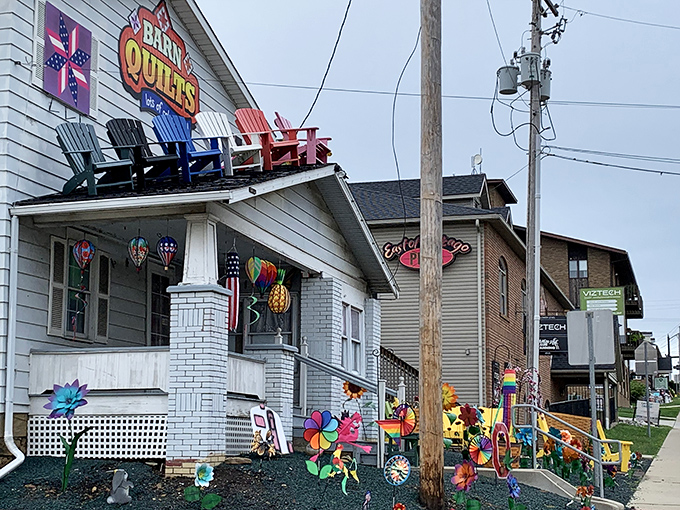 Barn Quilts shop &ndash; where the colorful exterior hints at the vibrant flavors waiting throughout this unassuming culinary capital of Ohio's Amish Country.
