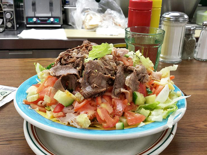 This isn't just a salad—it's a protein-packed flavor festival where fresh vegetables provide the stage for tender beef to take a well-deserved bow.