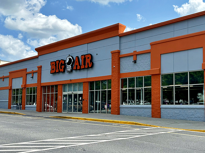 Big Air Trampoline Park stands ready for when the grandkids visit. Nothing says "cool grandparent" like knowing where to burn off youthful energy on rainy afternoons.