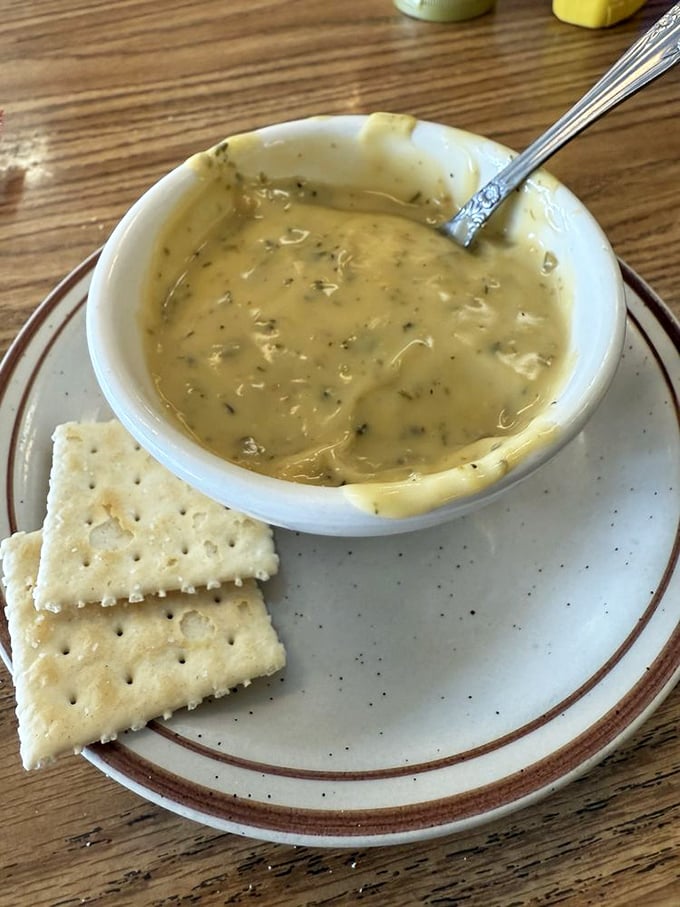 Soup that proves broccoli's highest calling might be swimming in creamy broth alongside oyster crackers standing by for dunking duty.