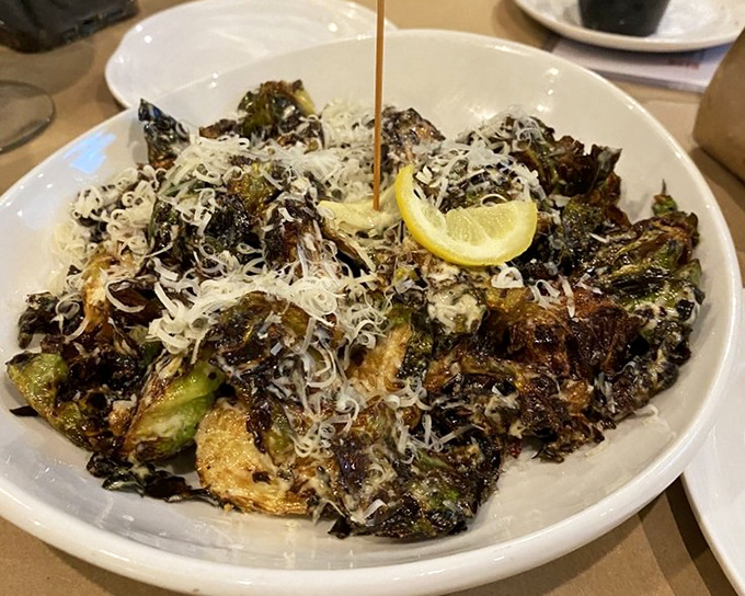 Brussels sprouts that could convert even the most dedicated vegetable skeptic&mdash;charred, cheesy, and utterly transformed from their cafeteria reputation.