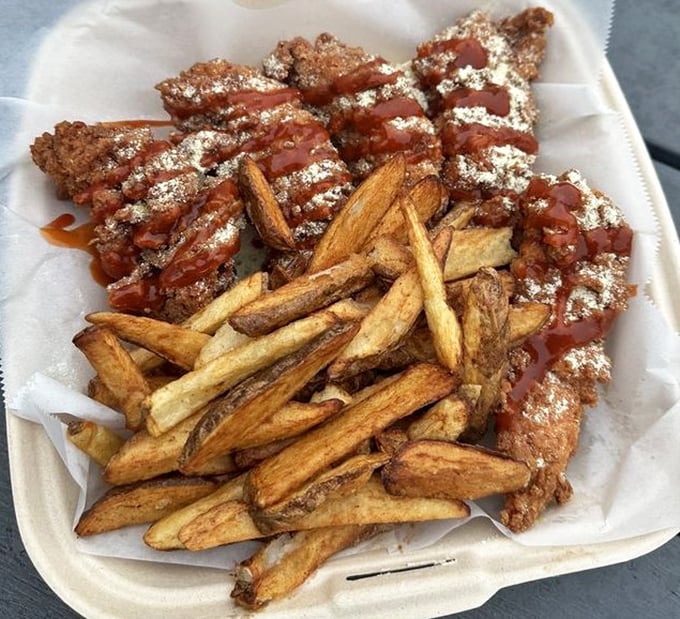 These buffalo tenders aren't messing around&mdash;they're the kind of serious deliciousness that makes you plan your next visit before finishing the first.