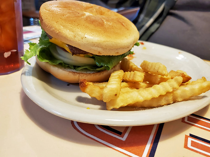 This isn't just a burger&mdash;it's the reason napkins were invented. Fresh, unfussy, and exactly what you want when the lunch bell rings.