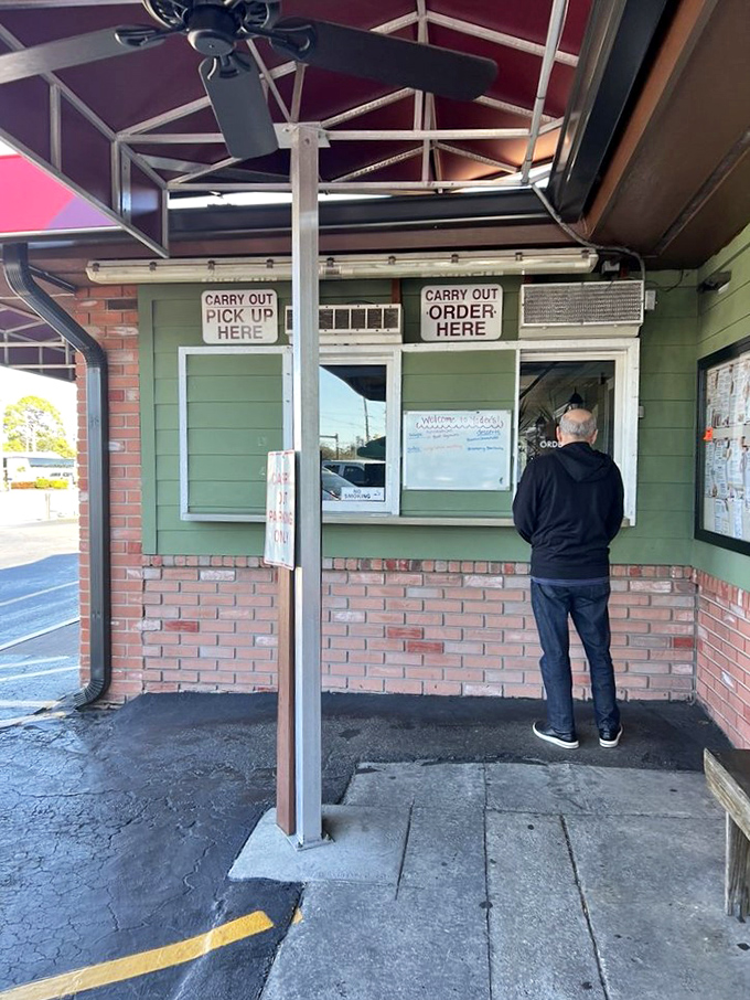 The takeout window&mdash;for when you need Yoder's goodness but your stretchy pants are still in the laundry. Plan B never tasted so good.