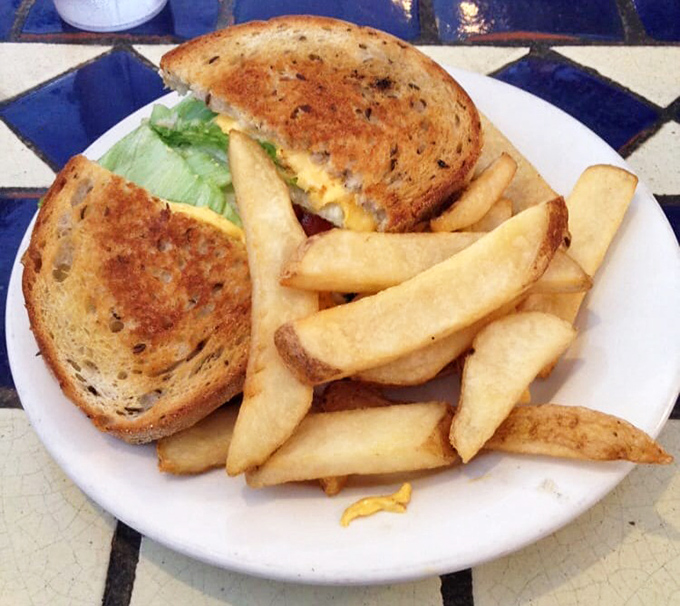 This sandwich isn't playing games&mdash;golden-grilled bread, melty cheese, and crisp fries make for the lunch equivalent of winning the lottery.