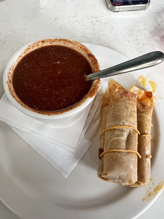 Tamales that would make a Mississippi Delta grandmother nod in approval, paired with chili that warms you from the inside out.