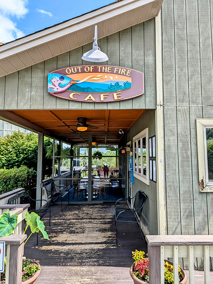 An entrance that promises more than just a meal &ndash; it's the gateway to a dining experience worth driving across Pennsylvania to find.