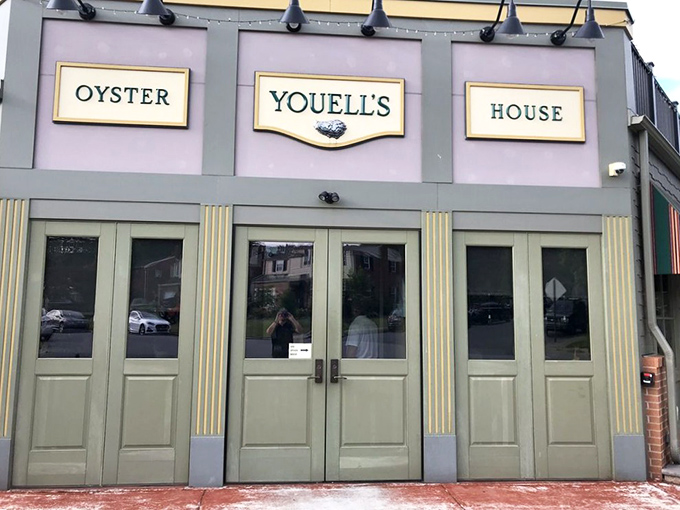 The entrance to Youell's promises what lies beyond&mdash;a seafood experience worth traveling for, no matter how far inland you might be.