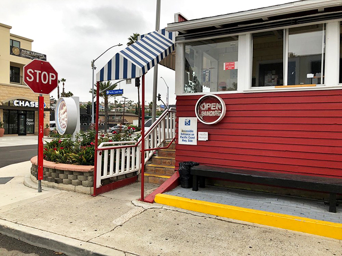 That "Open 24 Hours" sign isn't just information&mdash;it's a promise that whenever hunger strikes, these hash browns await your arrival.