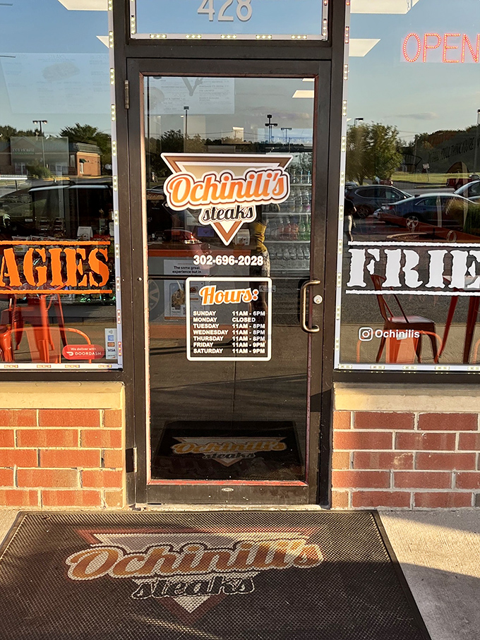 The welcoming entrance with its signature logo mat sets expectations high &ndash; and Ochinilis consistently delivers.