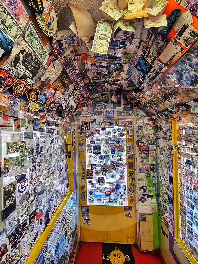 This hallway of memories isn't just covered in dollar bills and photos&mdash;it's papered with the happiness of travelers who came before you.