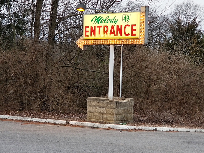 First impressions matter, and this entrance promises an authentic experience worth the drive out.