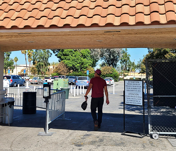 The entrance gate opens to a world where every weekend feels like Christmas morning. 