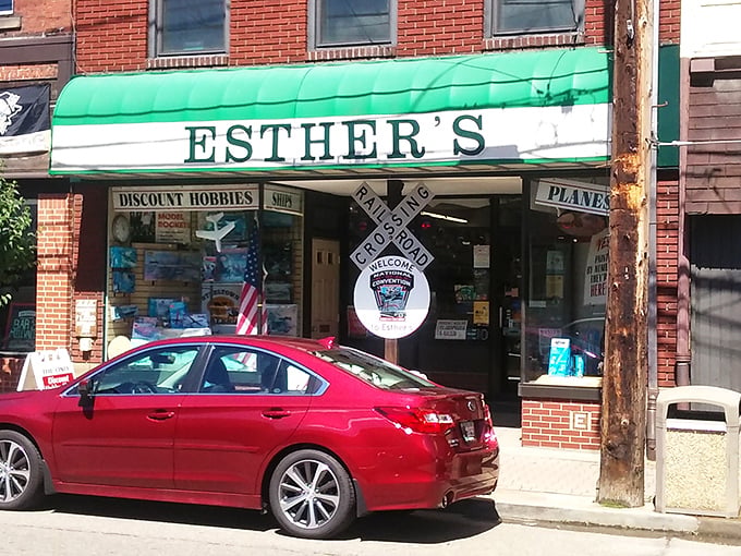 Esther's Hobby Shop has maintained its old-school charm for decades, offering model planes, trains, and crafts that connect generations through shared passions.